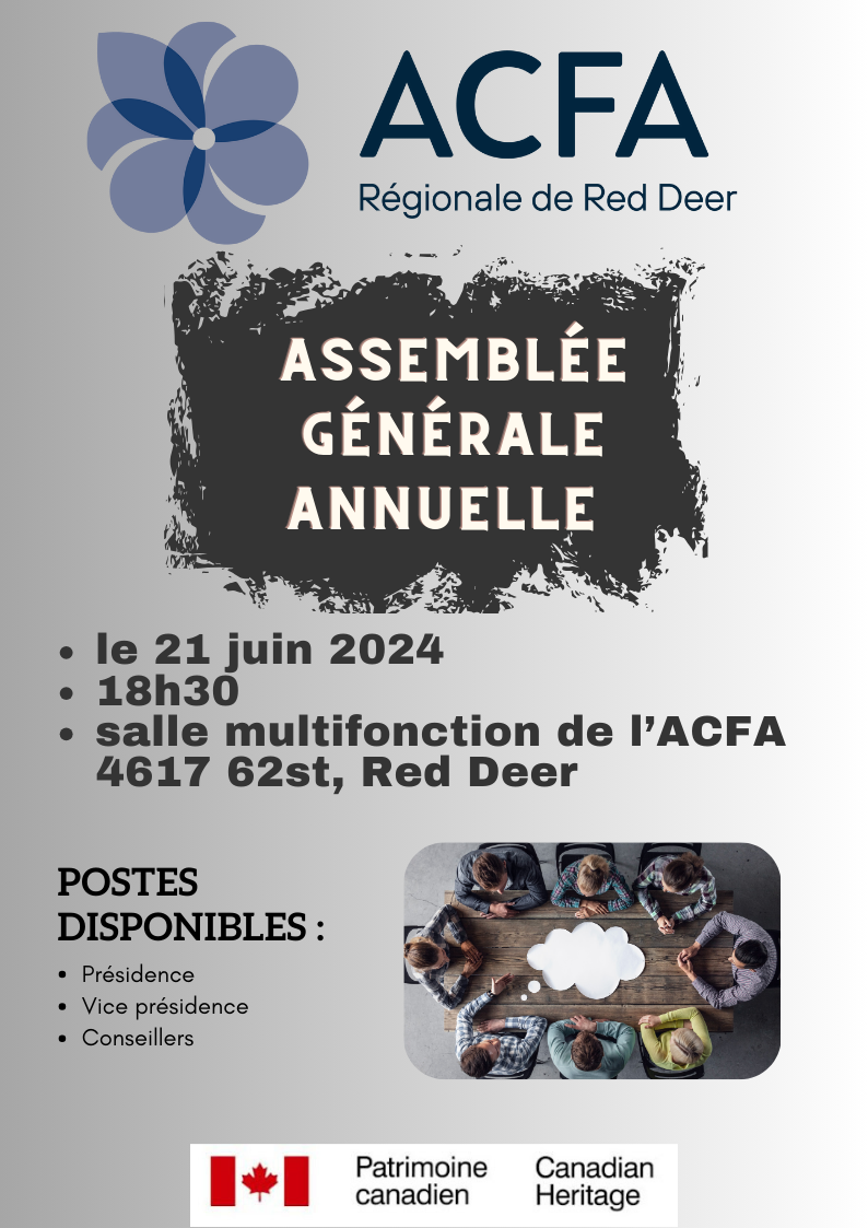 Événements – ACFA Régionale de Red Deer